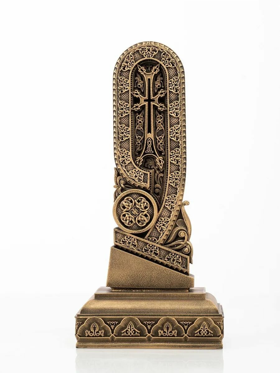 Статуэтка Буква Ча (Армянский алфавит), 18 см, литьевой мрамор