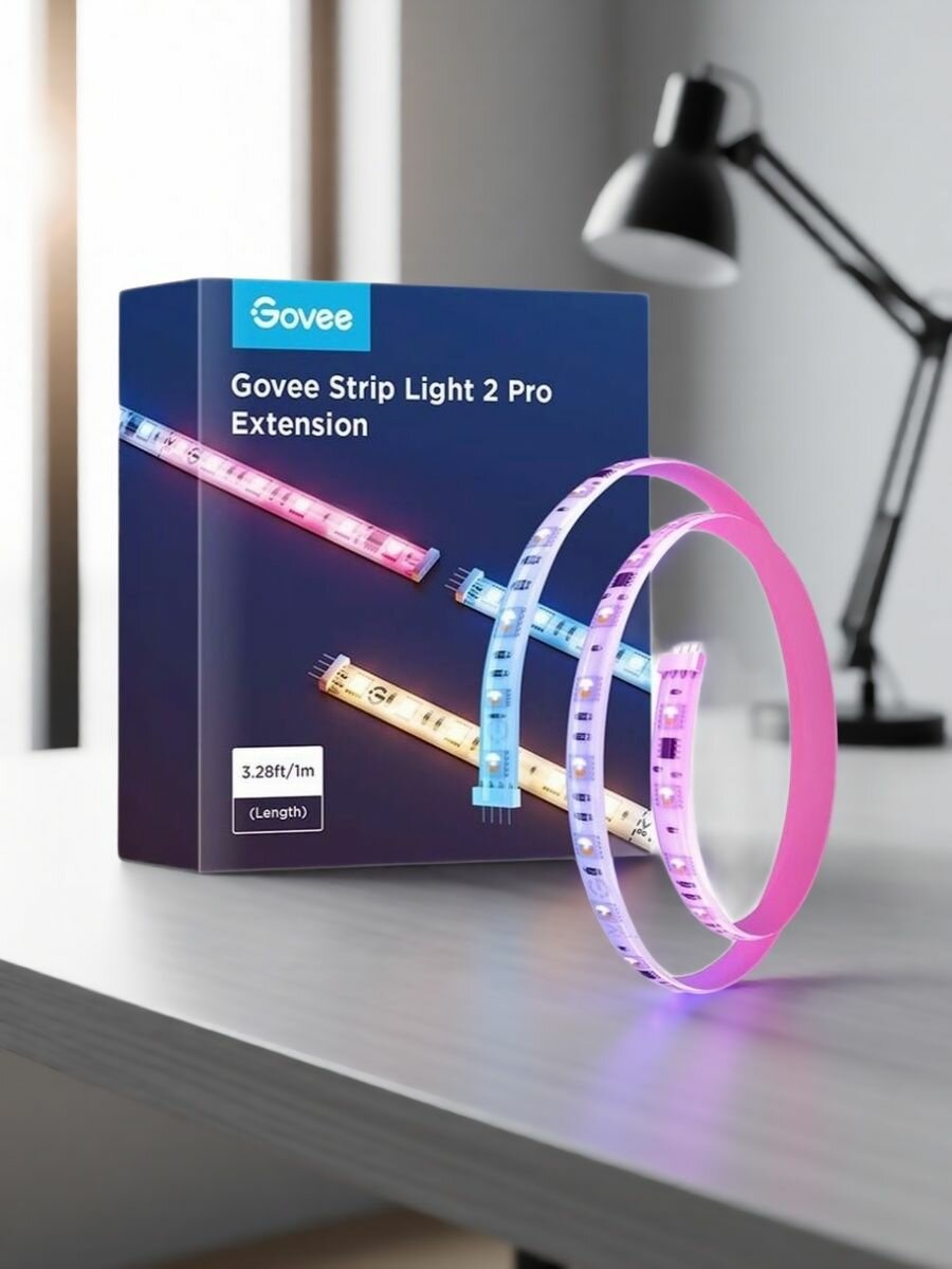 Светодиодная лента Govee RGBWWIC Strip Light 2 Pro - Extension, удлинитель для лент серии H61F5, (1 м)