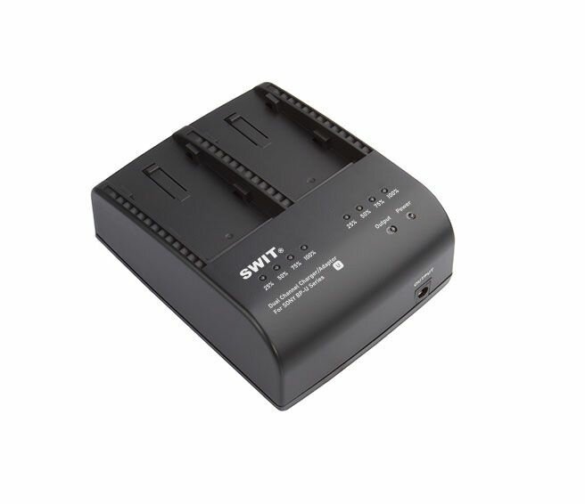 SWIT S-3602U Зарядное устройство S-3602U 2-канальное для аккумуляторов типа Sony BP-U, SWIT LB-SU98