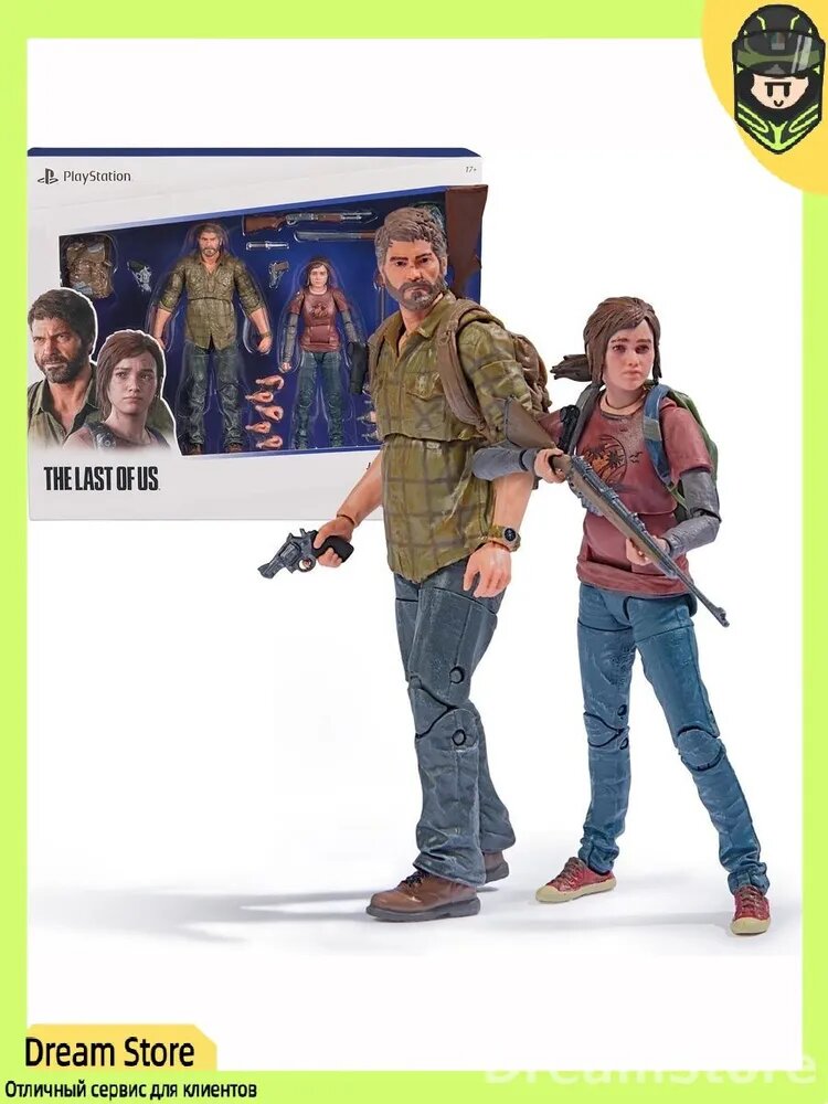 Фигурка Spin Master Playstation Джоэл и Элли, The Last of Us 2 шт, 6 дюймов