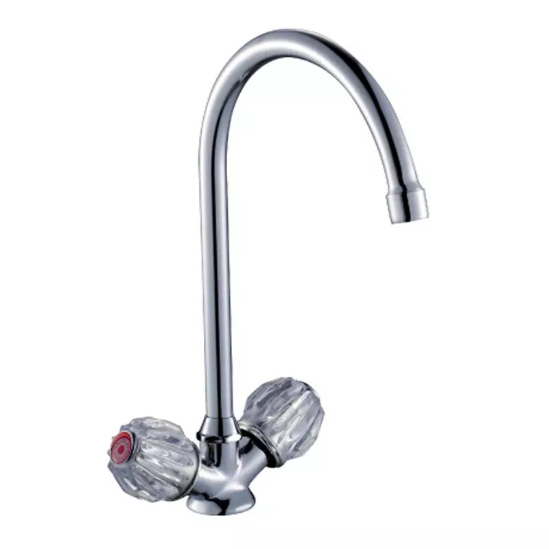 Смеситель Rossinka Silvermix N02-72, латунь, поворотный излив, аэратор, хром