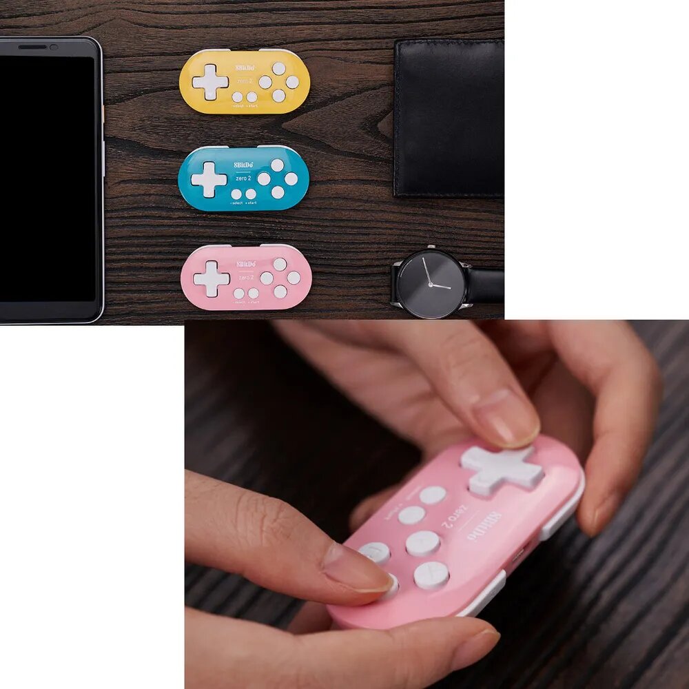 Мини Bluetooth геймпад для Switch/PC/телефона/TV Box, Зеленый — фото 1