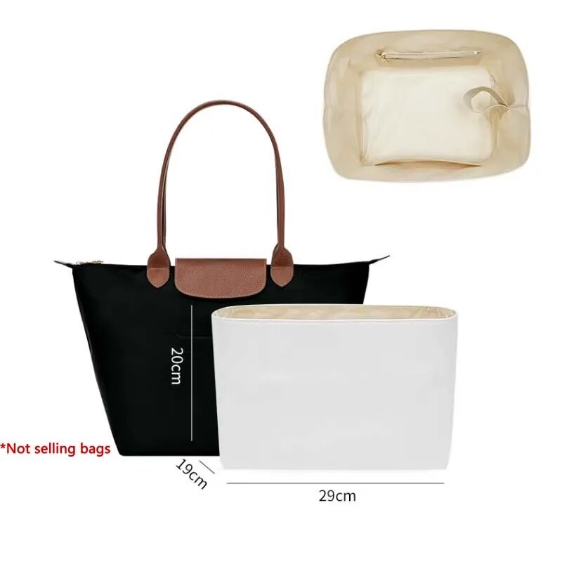 Сумка-органайзер, вставка для сумки Longchamp, YKK на молнии, сумка для хранения бумаги DuPont, сумка-вкладыш, аксессуары для сумок