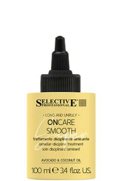 Selective On Care Smooth - Супердисциплинирующий флюид для ламинирования волос 100 мл
