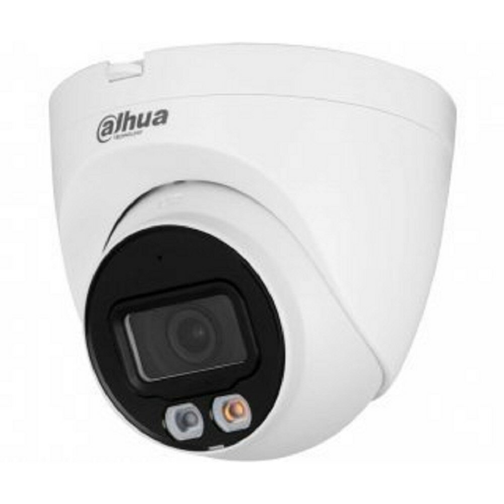 Камера видеонаблюдения Dahua DH-IPC-HDW2249TP-S-IL-0360B Уличная 2 Мп, тип Проводной Белый, Купольная
