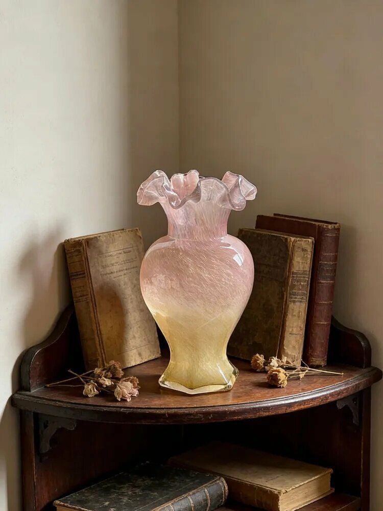 Графин "Французский Стиль", стекло, керамический белый, стильный