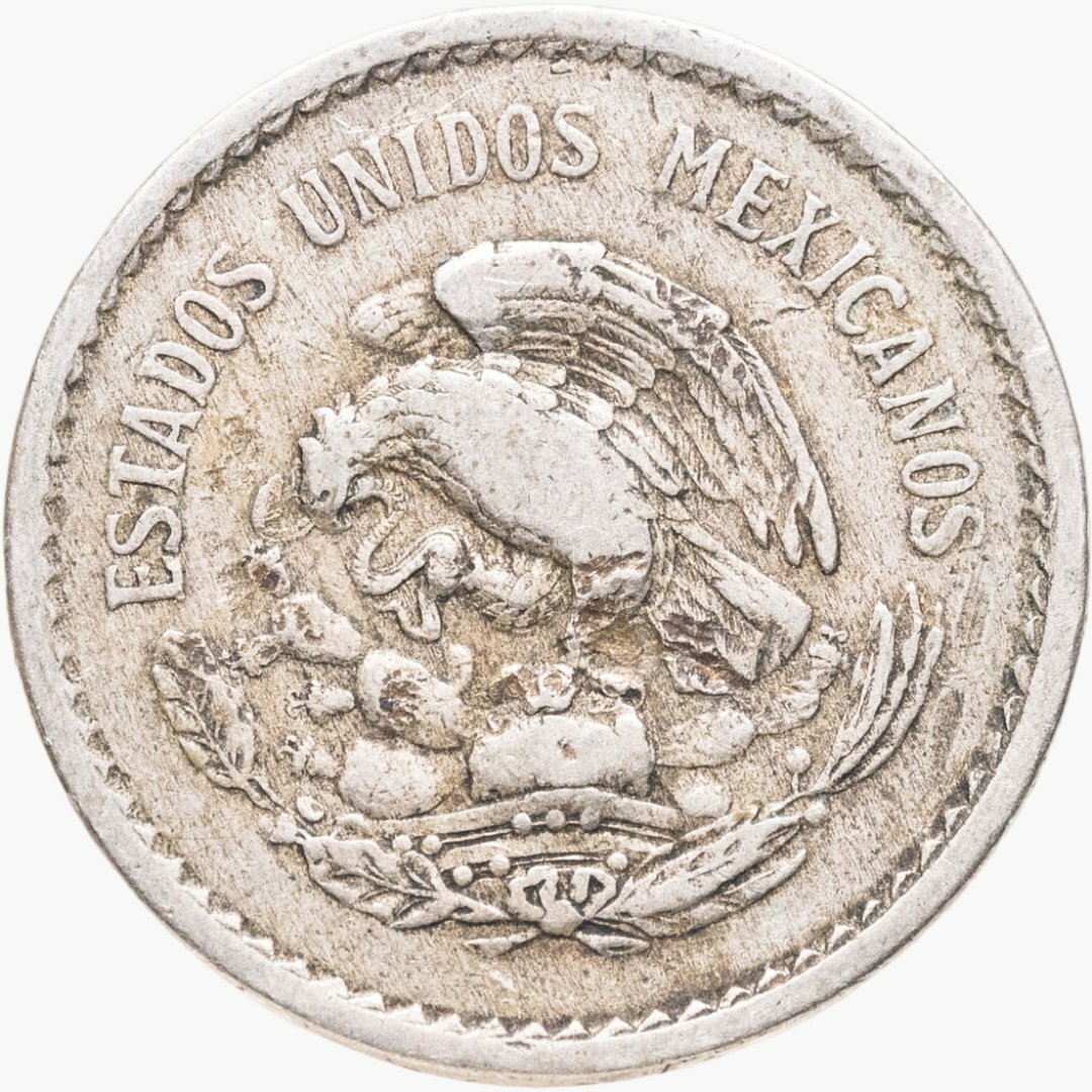 Мексика 10 сентаво centavos 1946, Мельхиор медь-никель, в сохранности VF-XF