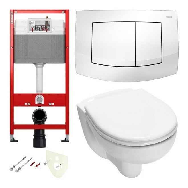 Унитаз с инсталляцией Tece TECEbase 2.0 K440200. WC1