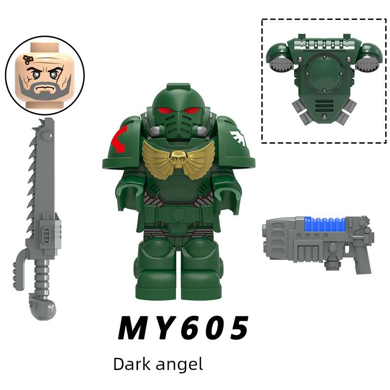 Модельный набор Warhammer 40K Фигура Тёмных Ангелов космического солдата