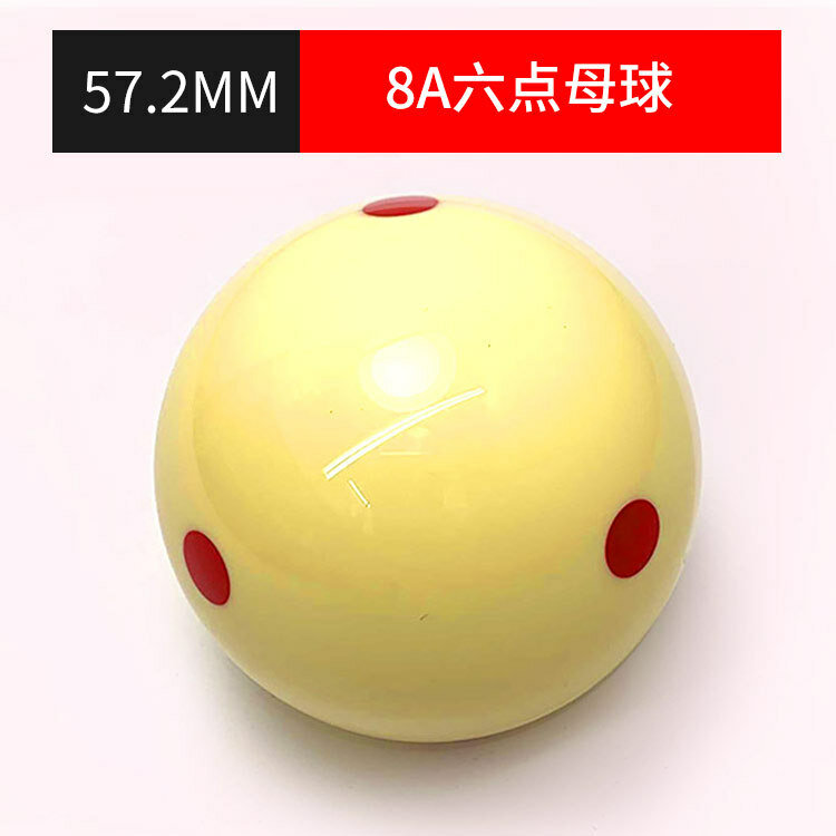 Бильярдный шар "Восьмерка", хрустальный, черный, 8 битков, диаметр 57,2 мм