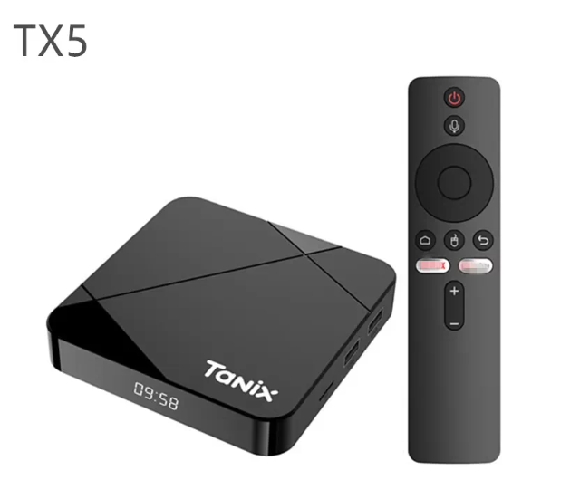 H96 Tanix TX5 ТВ-приставка Android 14 4К, 4G 32G Add G10S, Европейская