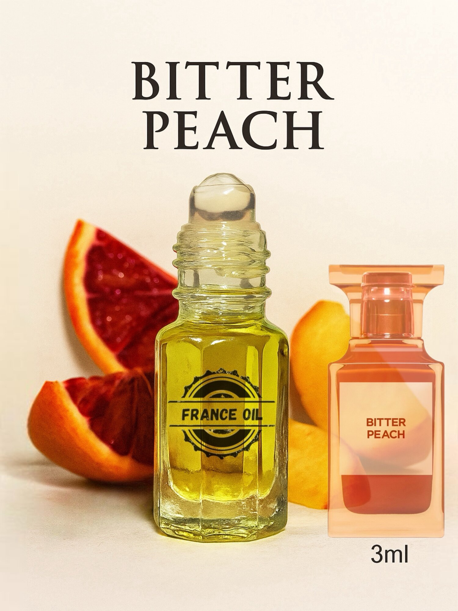 Духи масляные арабские Bitter Peach / Персик 3мл унисекс