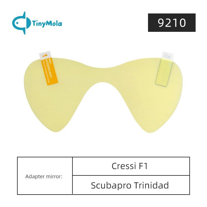 Cressi F1 Анти-Запотевание Маска Фильм для Дайвинга, Прозрачная Защита Линз, Совместимость с Стандартными Масками