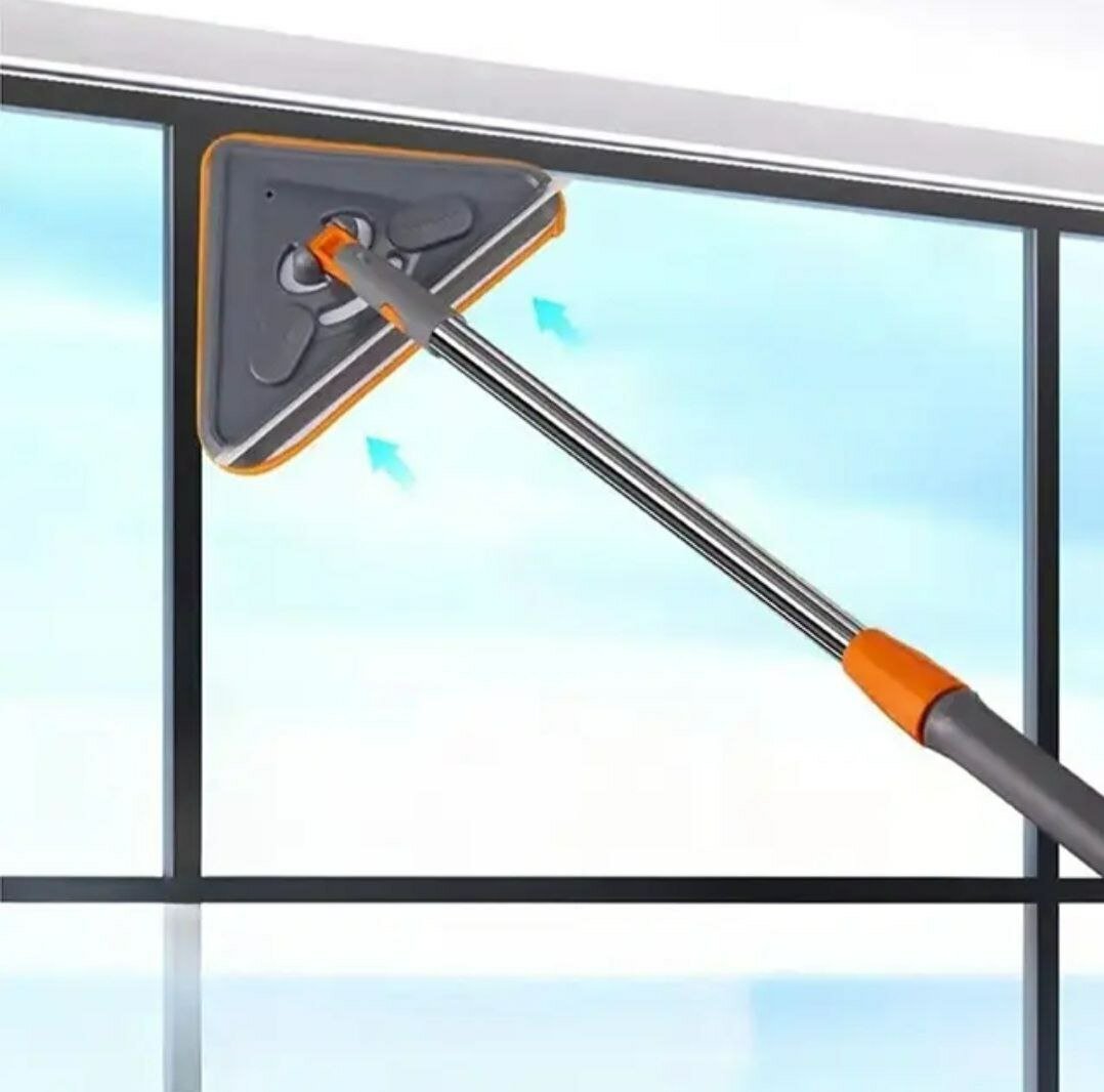 Швабра для мытья окон, окномойка телескопическая