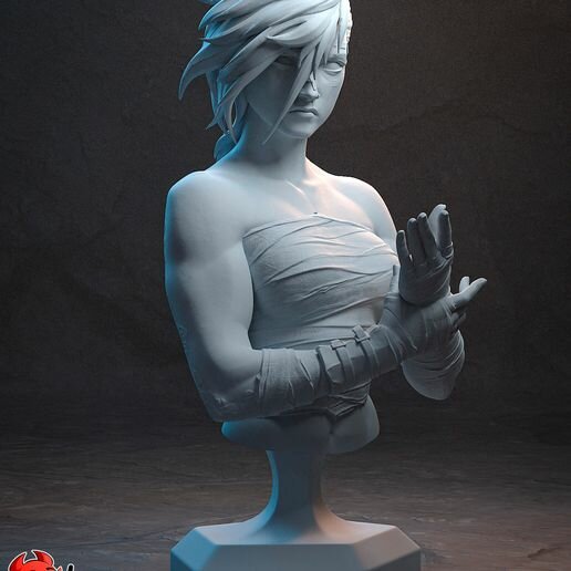 Сборная модель Bust of Arena Fighter (Arcane), бюст, 89мм для покраски
