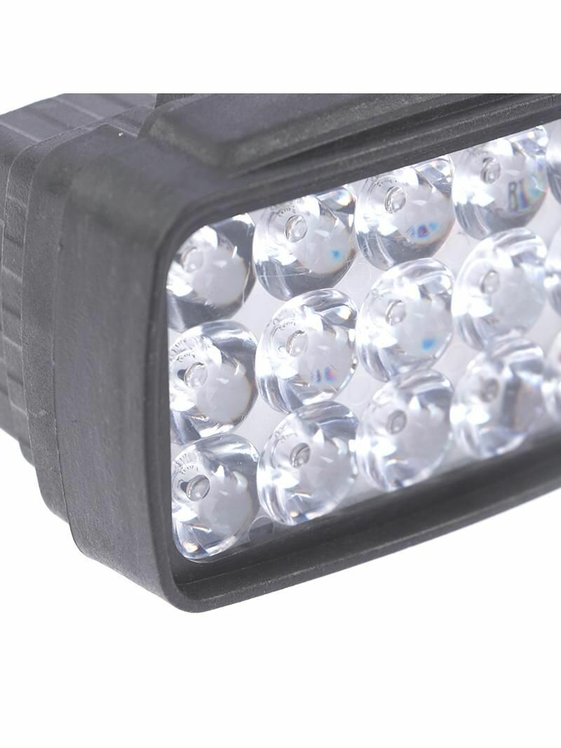 Светодиодная фара 15 LED 1500LM 12-85V, внешний прожектор для мотоцикла, скутера и UTV, белый свет