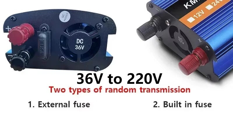 Автомобильный инвертор 36 В в 220 В KME-750W-36V, 750 Вт, модифицированная синусоида, с цифровым дисплеем