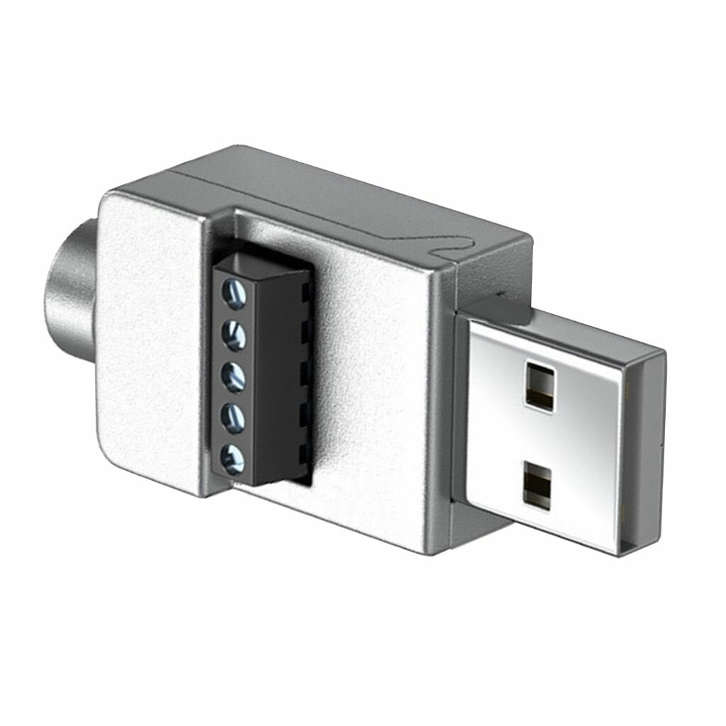Беспаечные USB-разъемы 2.0 Винтовой клеммный блок Адаптер Конвертер разъема USB2.0 Мужской