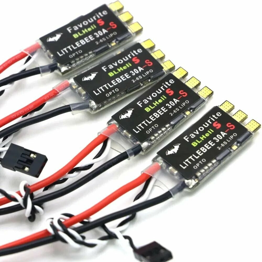 4шт. регуляторы ESC LITTLEBEE Little bee BLHeli-s SPRING 30A ESC 2-6 S поддерживает Mulitshot Opto Oneshot42 OneShot125 Multic