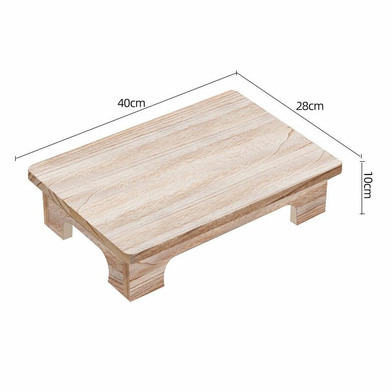 Японский чайный столик из массива дерева для татами, низкий, для медитации и чаепития, размер 402810 см / 502810 см