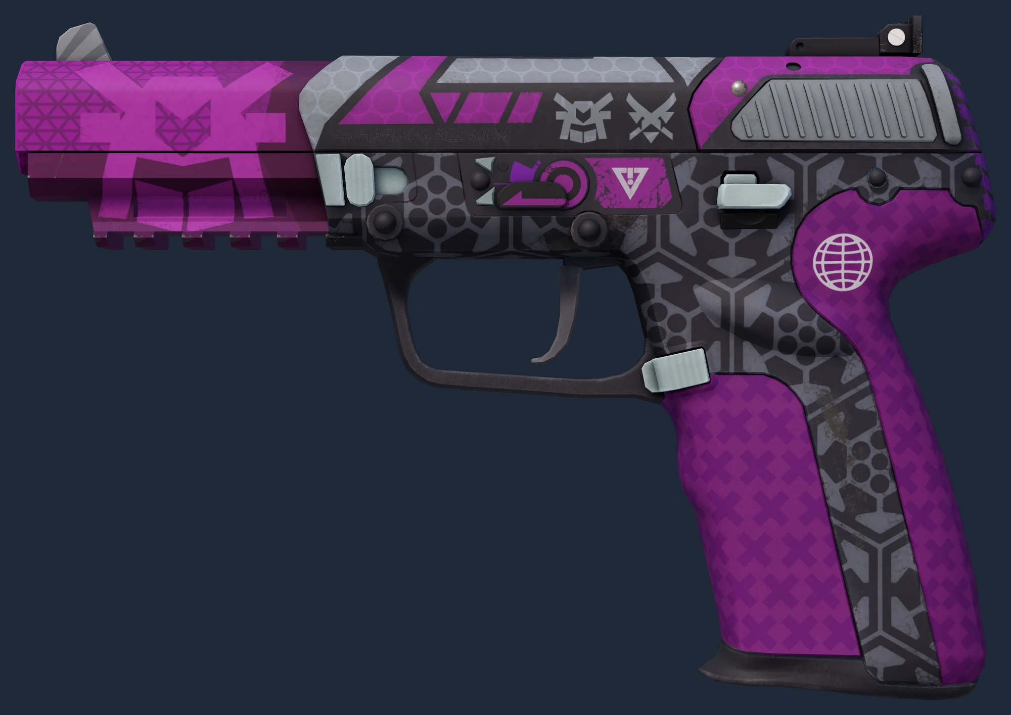 StatTrak™ Five-SeveN | Неистовый даймё (Поношенное) Скины CS2 с быстрой автовыдачей steam trade