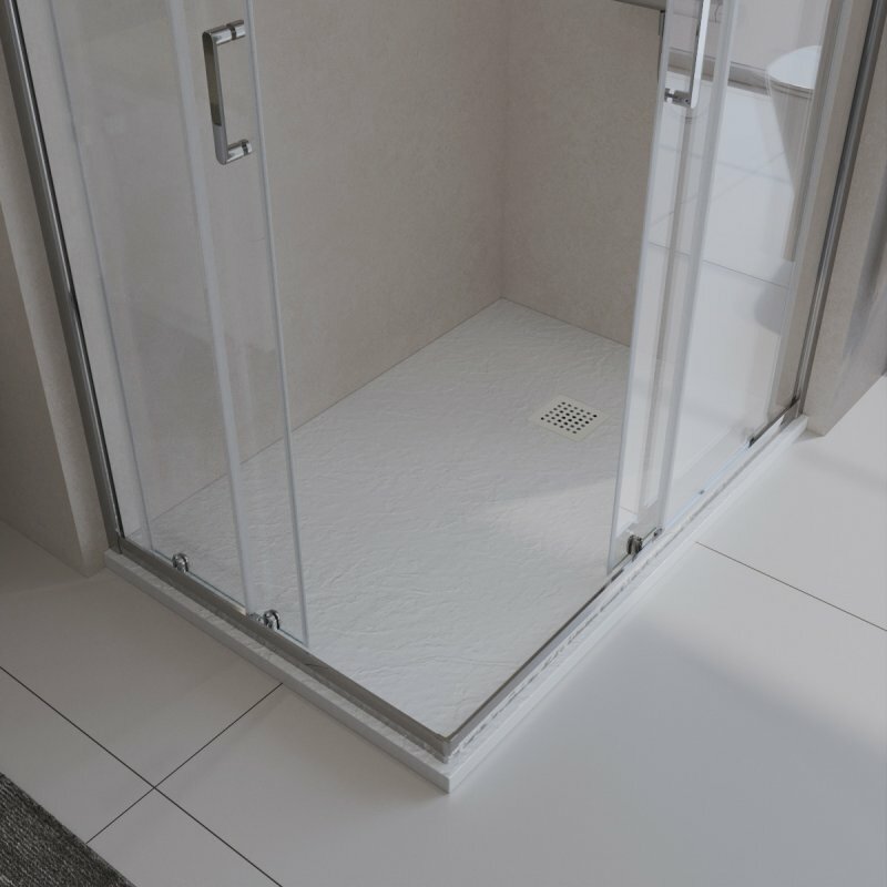 Душевой поддон Belbagno TRAY-MR-UNO-AH-120/80-35-W-BO белый/решетка белая матовая