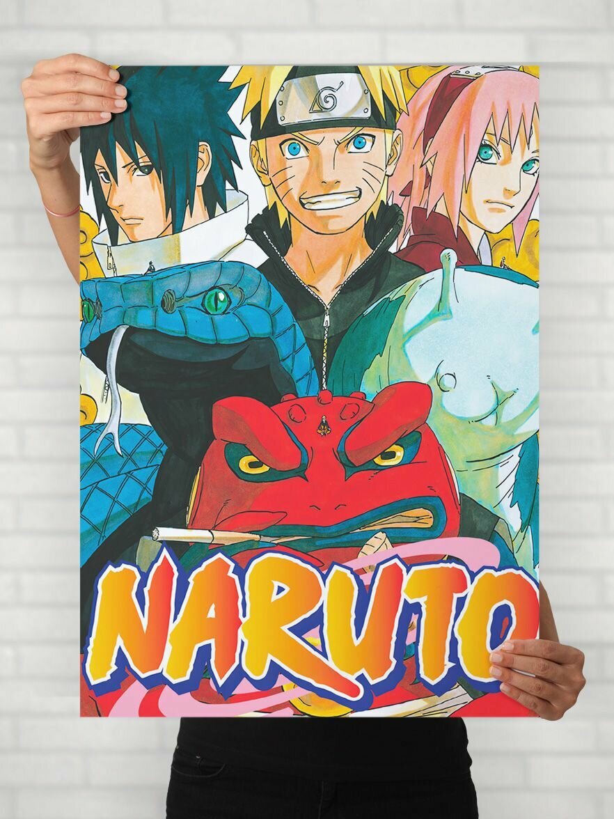 Плакат на стену для интерьера Наруто Ураганные Хроники (Naruto 6) - Постер по аниме и японской анимации формата A2 (42x61 см)