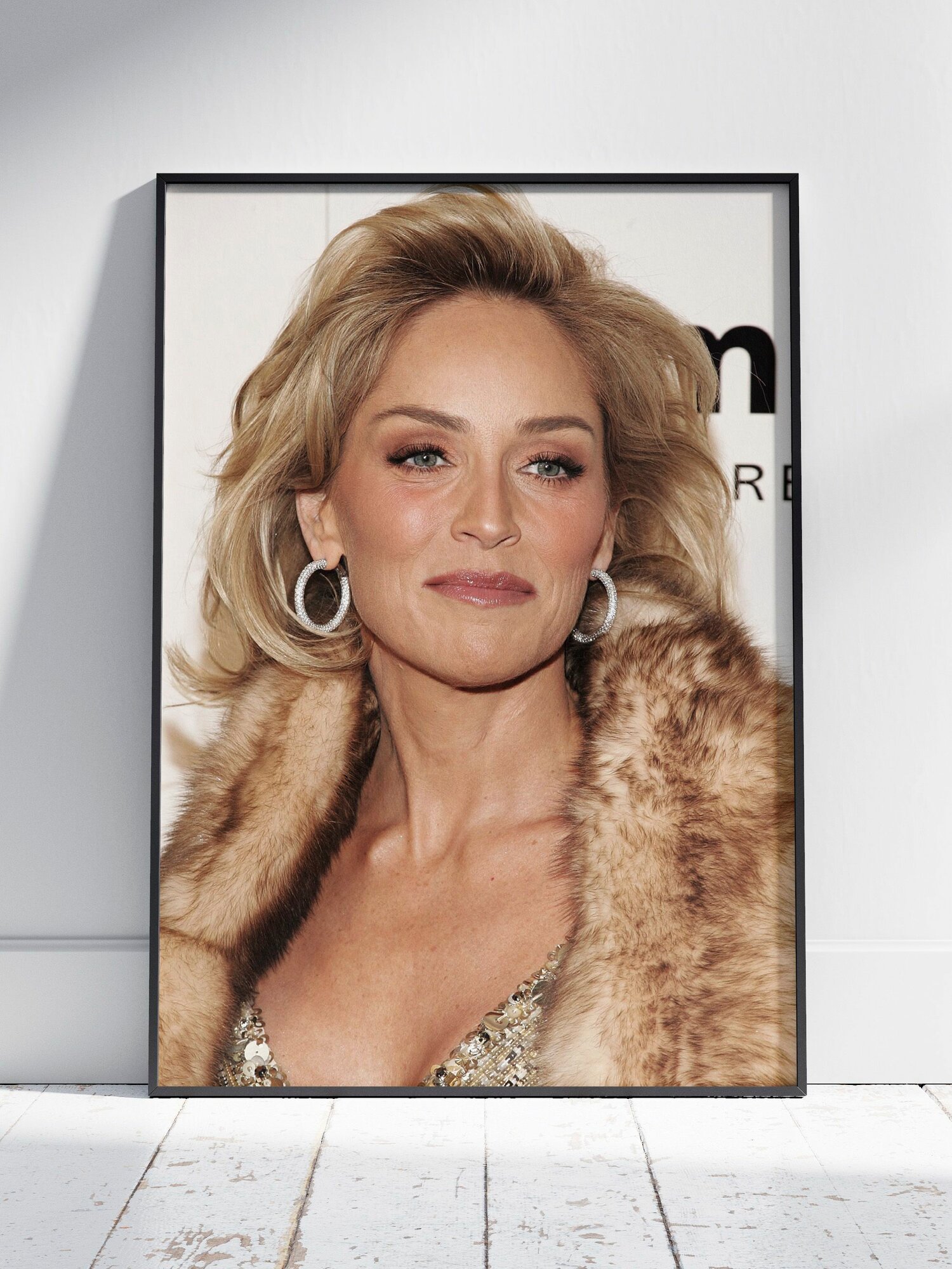 Плакат на стену для интерьера Шэрон Стоун (Sharon Stone 53) - Постер по актеру фильма, кино, сериала формата A4 (21x30 см)