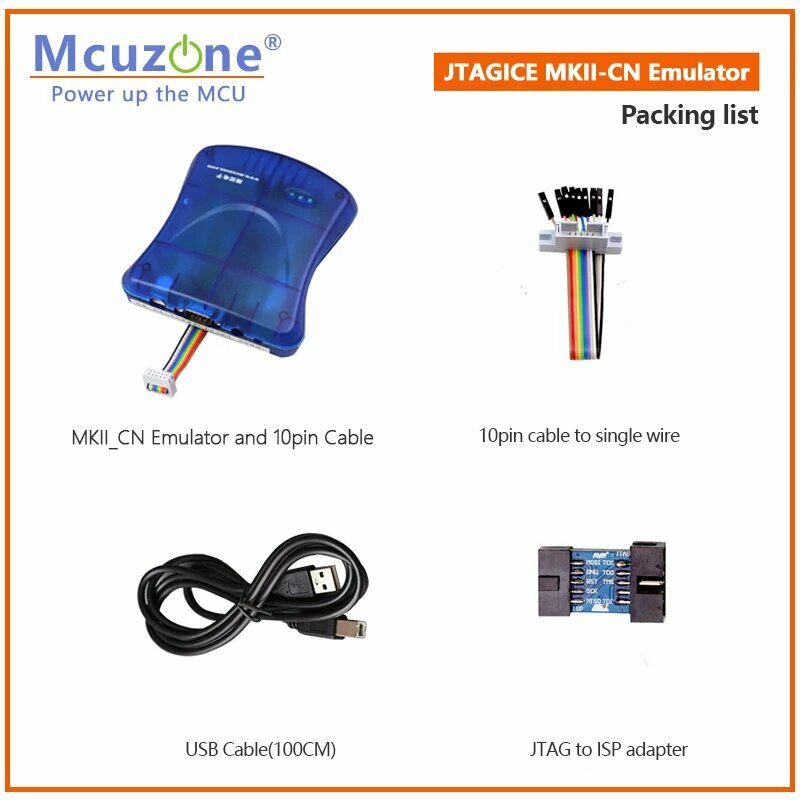 Эмулятор ATxmega JTAG/PDI/программатор USB AVR JTAGICE MKII-CN эмулятор ISP отладки AVR32