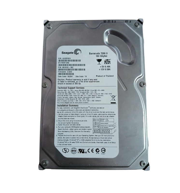 Жесткий диск Seagate 9CS032 160Gb 7200 IDE 3.5" HDD
