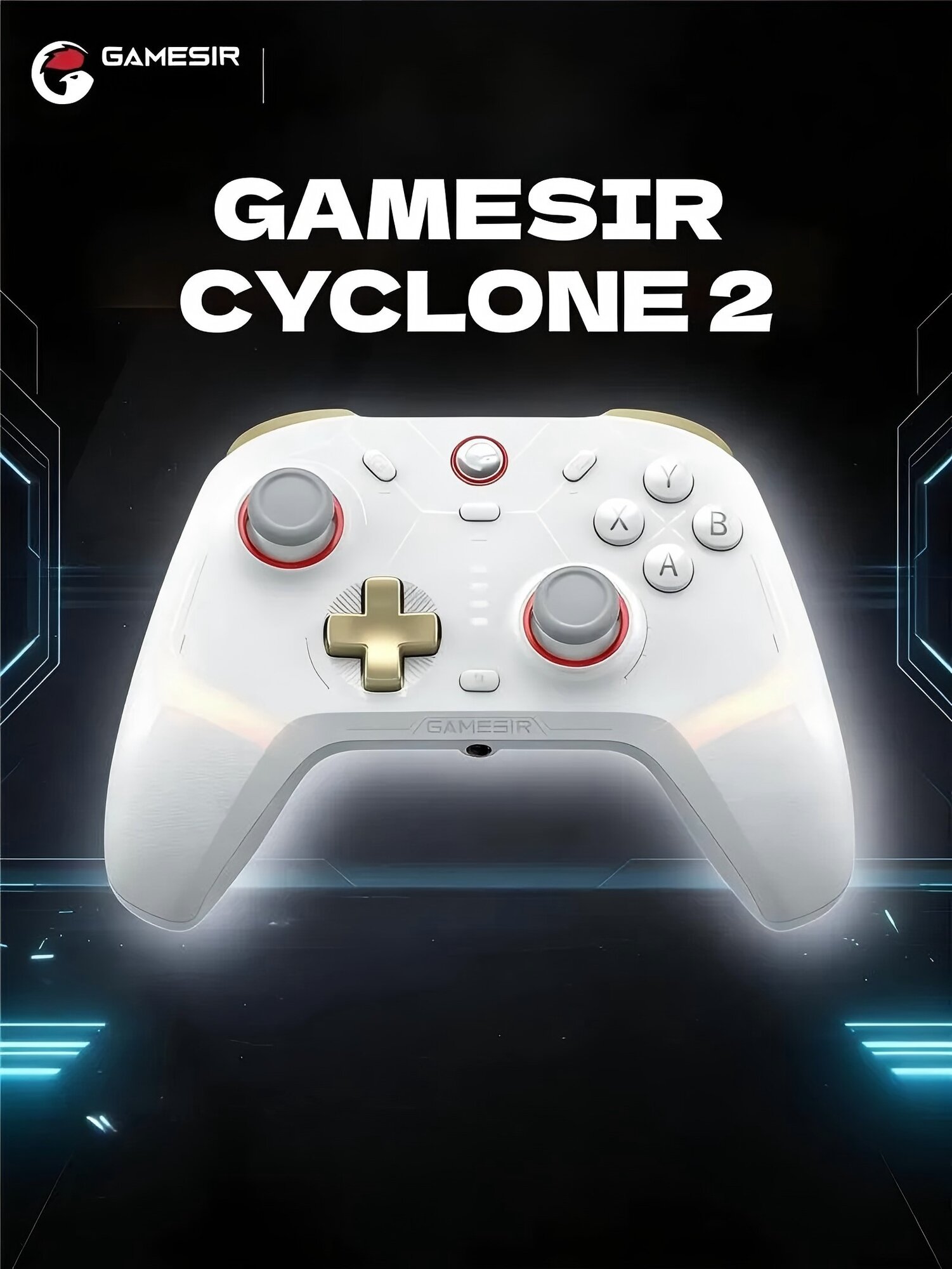 Контроллер GameSir Cyclone 2, для Switch, Android/PC, Bluetooth, беспроводной, гироскоп