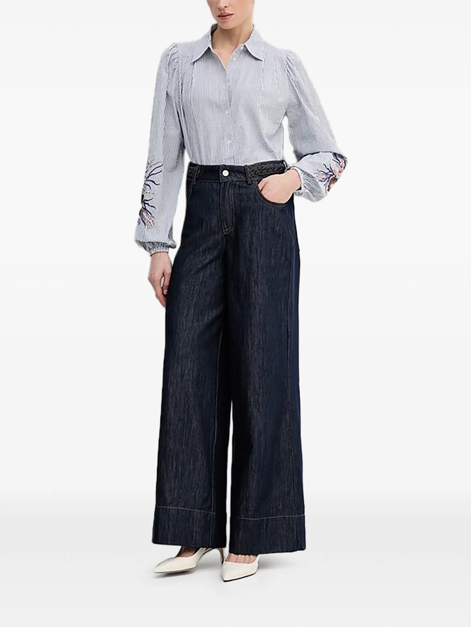 Джинсы Oui Braided jeans, размер 42 — фото 1
