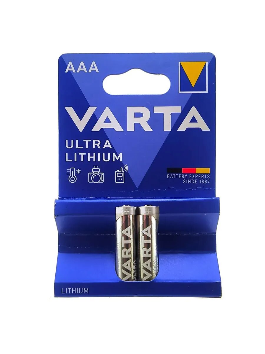 Элемент питания ULTRA LITHIUIM AAA 2шт