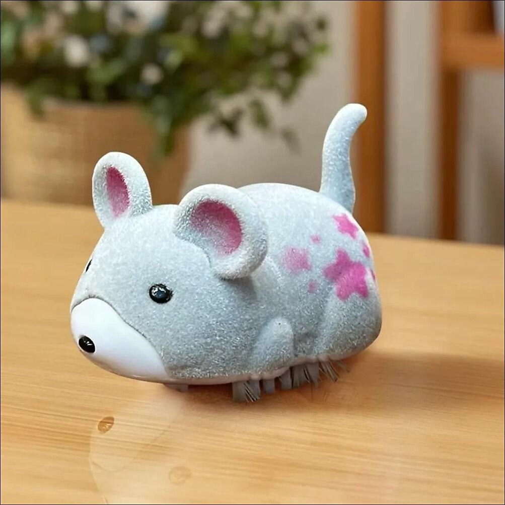 Заводная мышка для кошек/ Интерактивная умная игрушка для кошек мышка со звуком