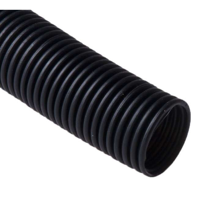Труба гофрированная ПНД d50мм тяжелая с протяжкой черн. (уп.15м), RUVINIL 25011 (15 м.)