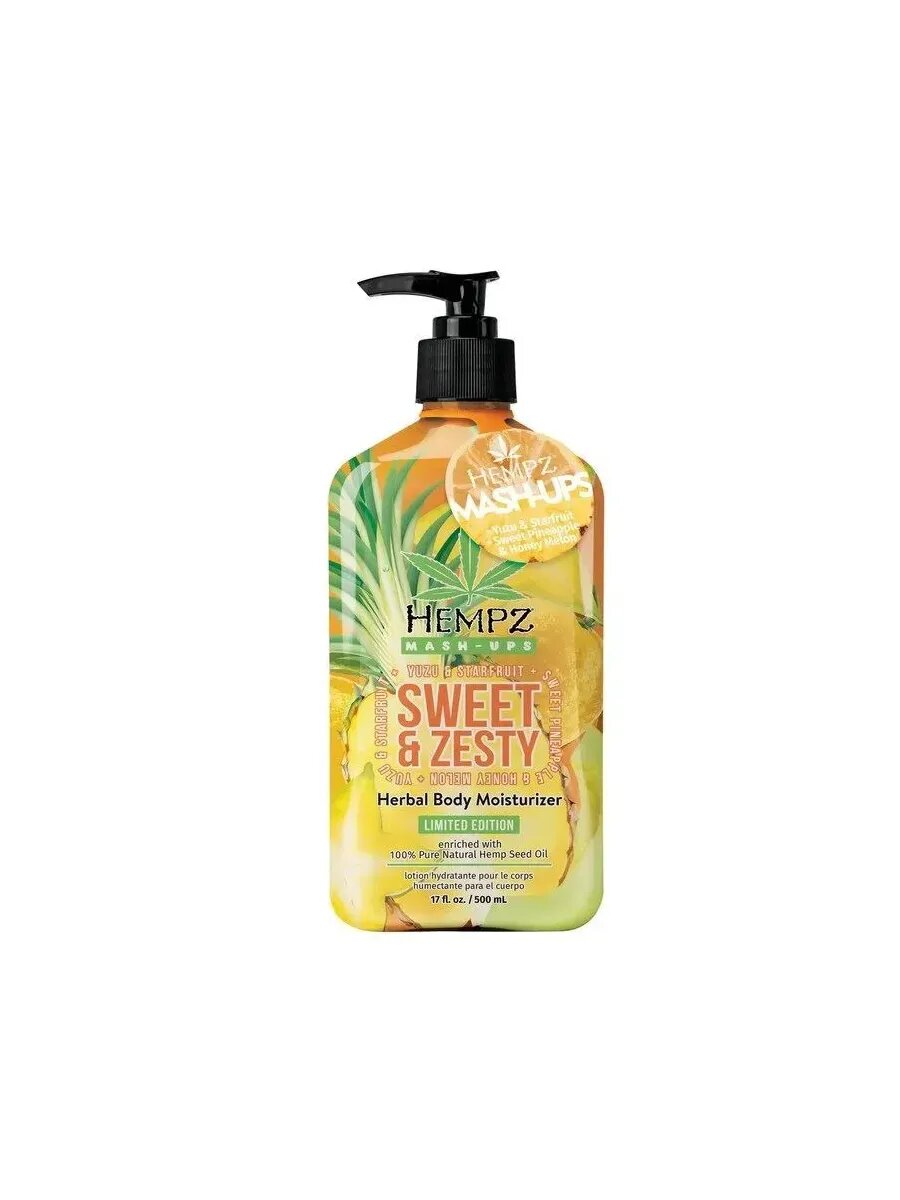 SWEET & ZESTY HERBAL BODY MOISTURIZER 500мл