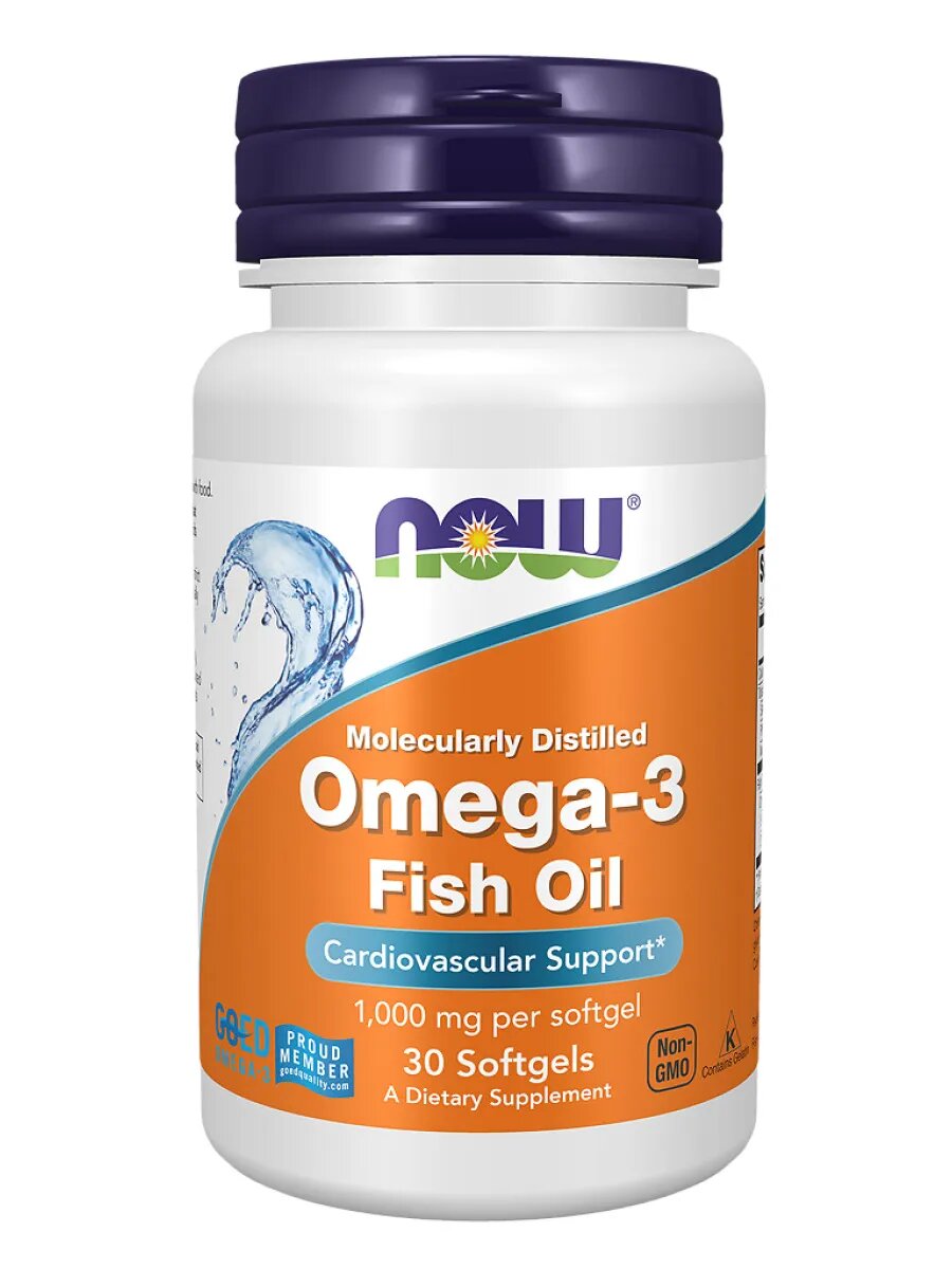 Now Омега-3 / Omega-3 1000 мг капсулы массой 1382 мг 30 шт