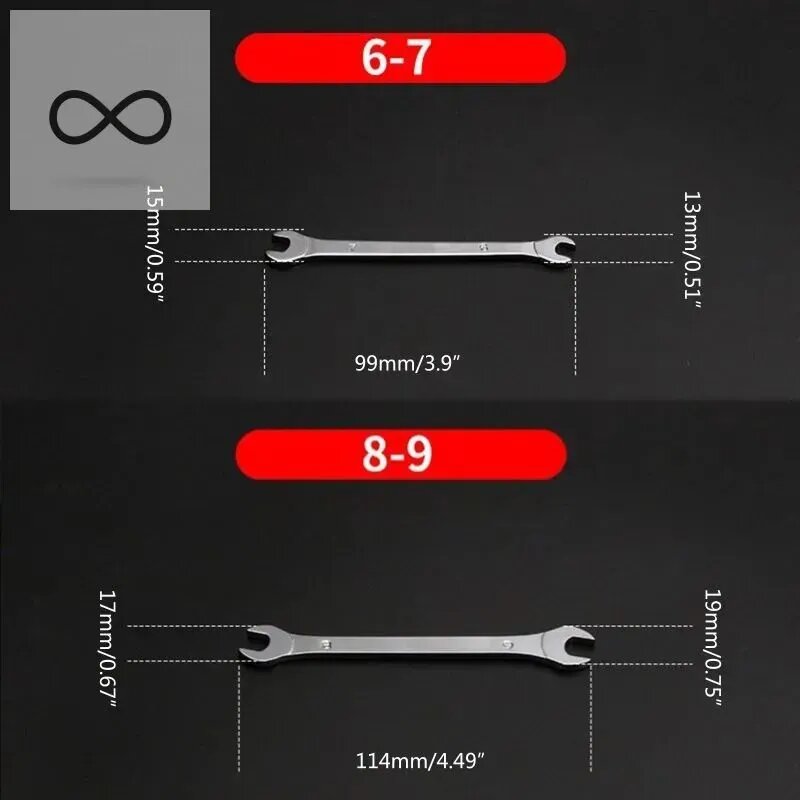 Набор тонких рожковых ключей, метрический, тонкий гаечный ключ 6 17 мм