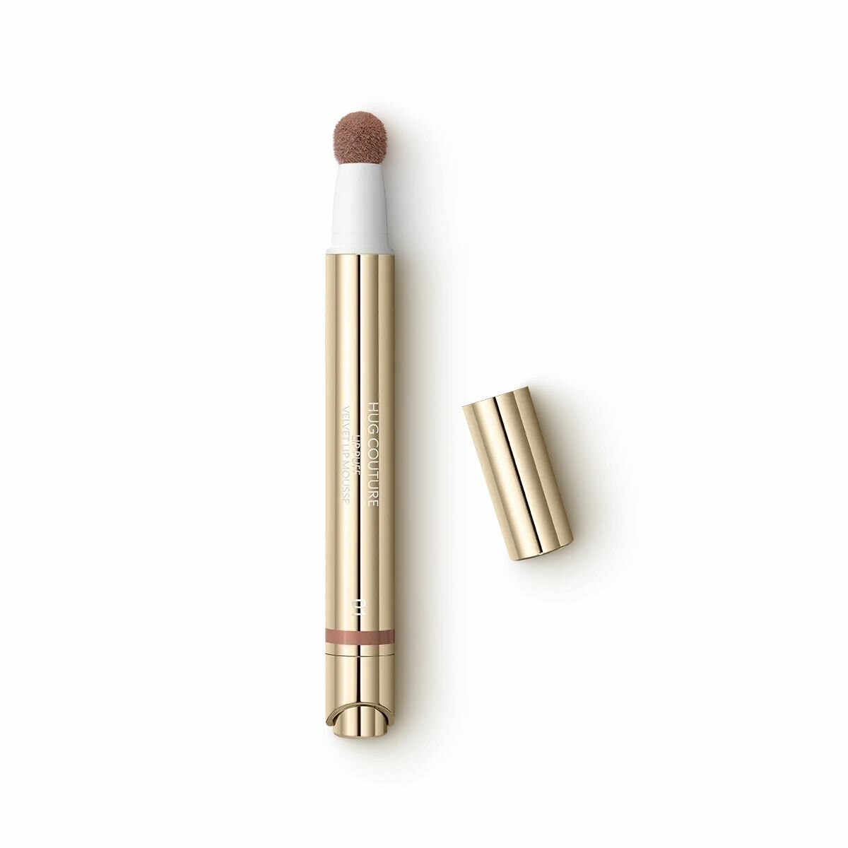 KIKO MILANO Матовая помада в форме мусса hug couture lip puff velvet lip mousse 4мл оттенок 01 Kissed Earth