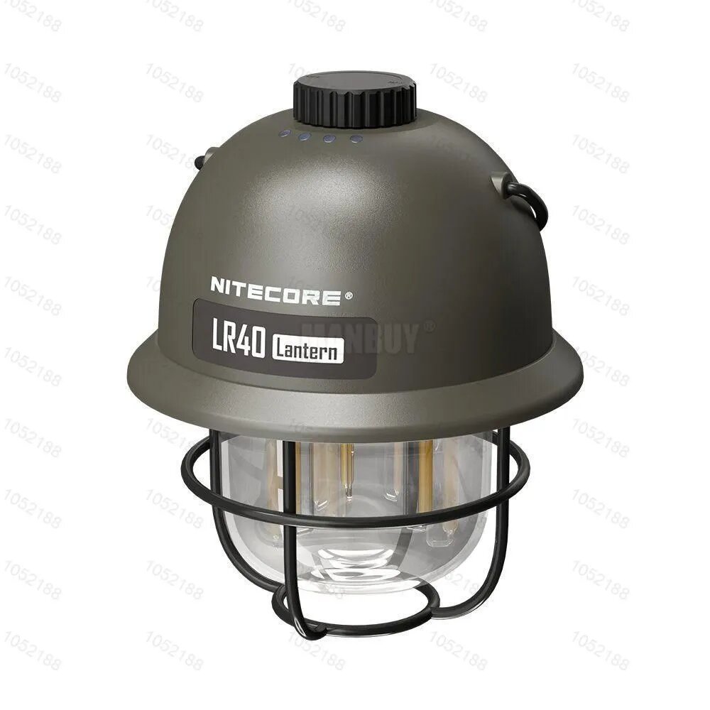 Кемпинговый фонарь Nitecore LR40, многофункциональный походный фонарь с аккумулятором USB-C, 3 источника света, регулировка яркости, 65 часов работы, выход USB-A — фото 1