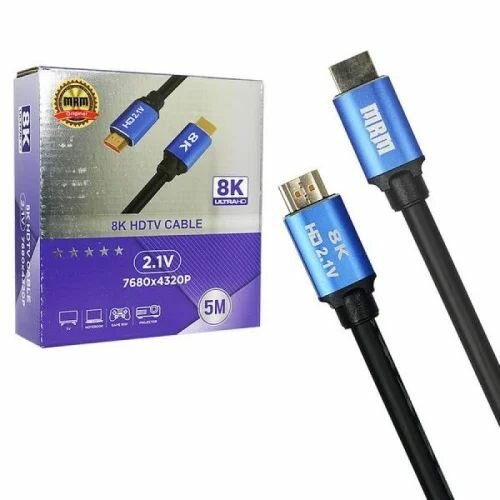 Кабель HDMI 8K 2.1 H296 5м (силиконовый) no logo