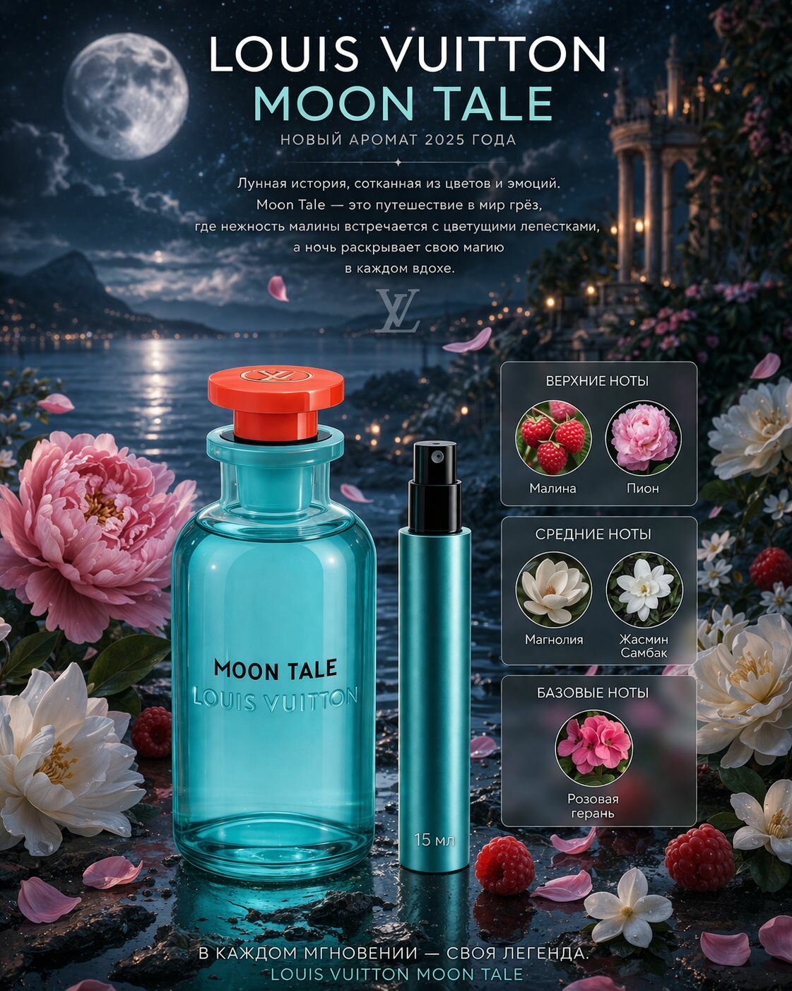 Louis Vuitton Moon Tale Парфюмерная вода 15 мл