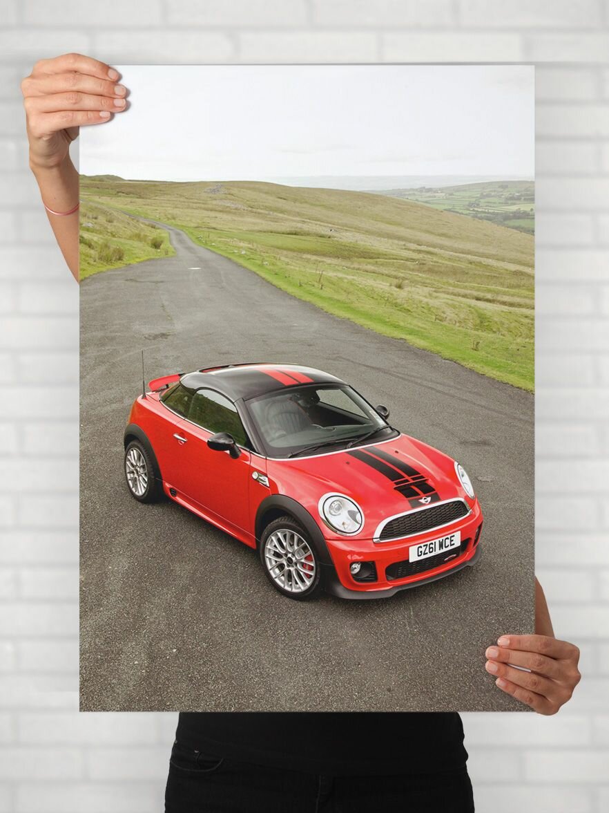 Плакат на стену для интерьера Легенды Авто (Мини Купер - Mini Cooper 8) - Постер по машине формата A2 (42x61 см)