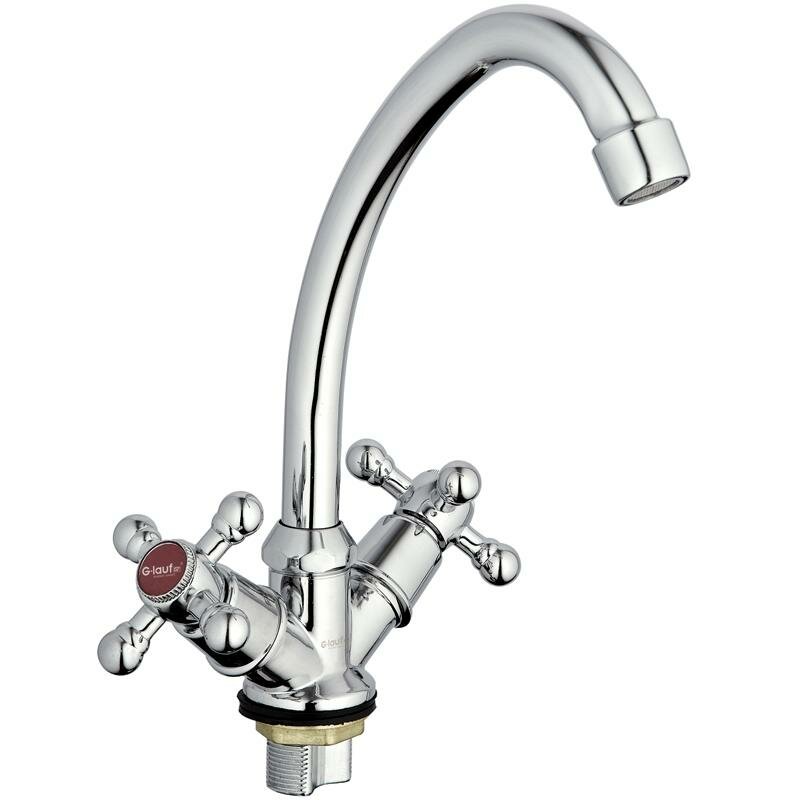 Смеситель для кухни G-Lauf JML JML4-A605 хром, вентильный, цинк