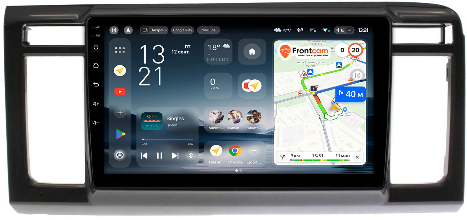 Штатное головное устройство Honda N-WGN 2013-2019 Teyes CC4L 4/64 9 дюймов RM-9-1196 на Android 14 (4G-SIM, QLed, AI)