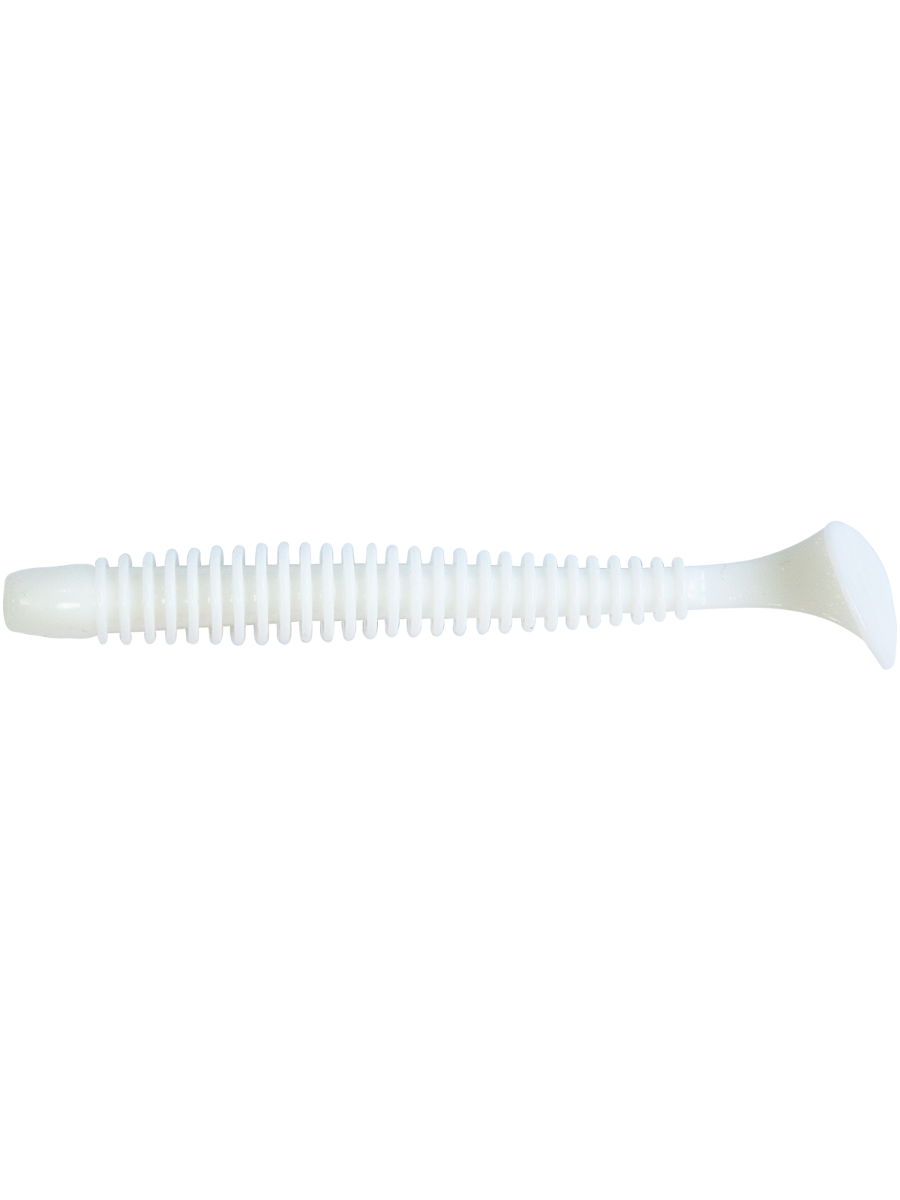 Силиконовая приманка Виброхвост SANSAN VIBRO RAKETA 53 (Col. 11 WHITE)