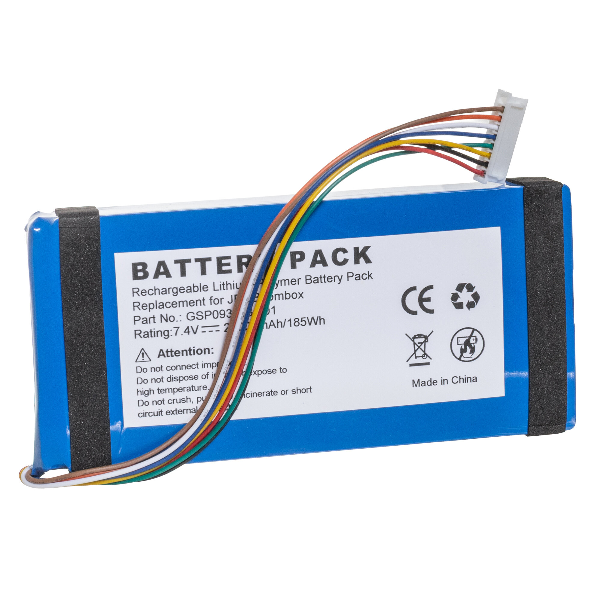 Аккумулятор 7.4V для беспроводной колонки JBL Boombox / CS-JMB100SL / GSP0931134 01 - 25000mAh Li-Ion