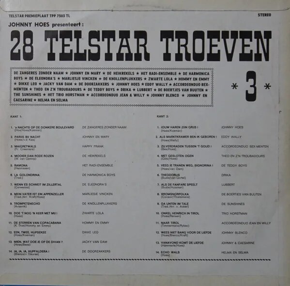 28 Telstar Troeven *3* — фото 1
