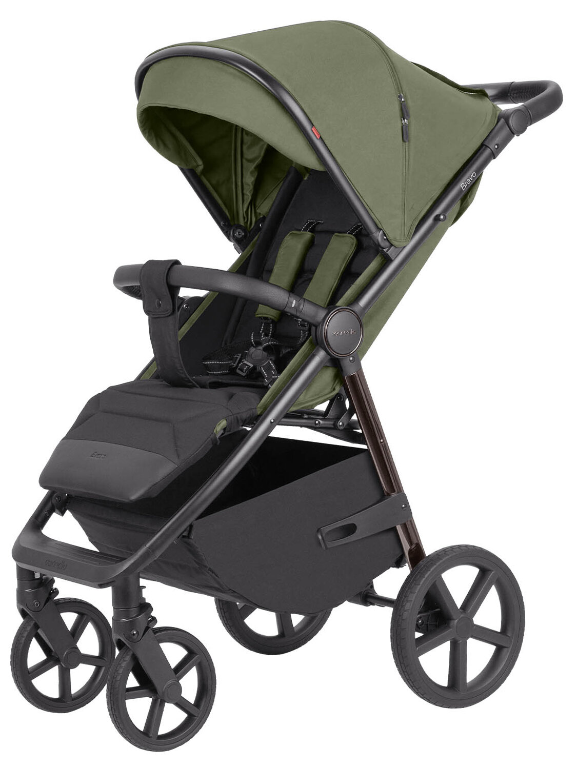 Коляска прогулочная CARRELLO Bravo CRL-5515 зеленый (midnight green)