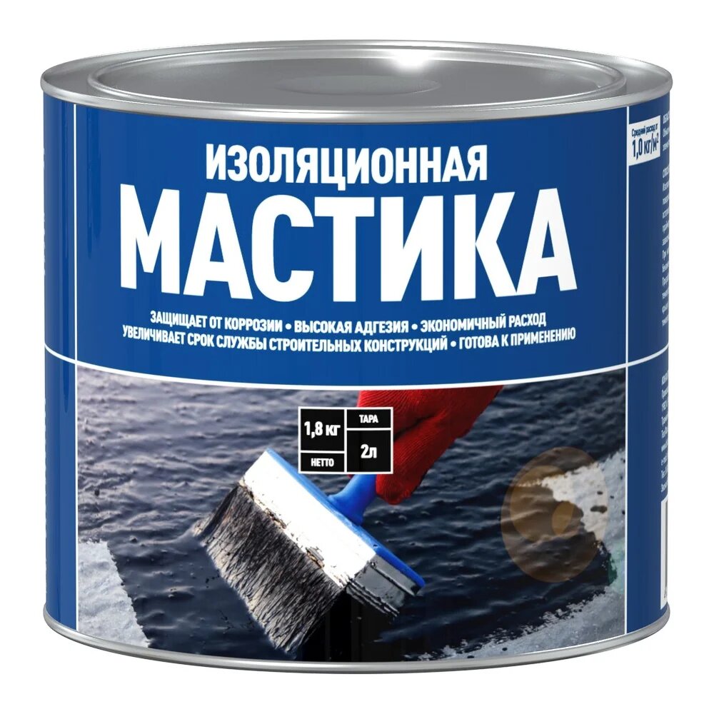 Мастика битумная изоляционная старт 2л/1,8кг 4607952907379